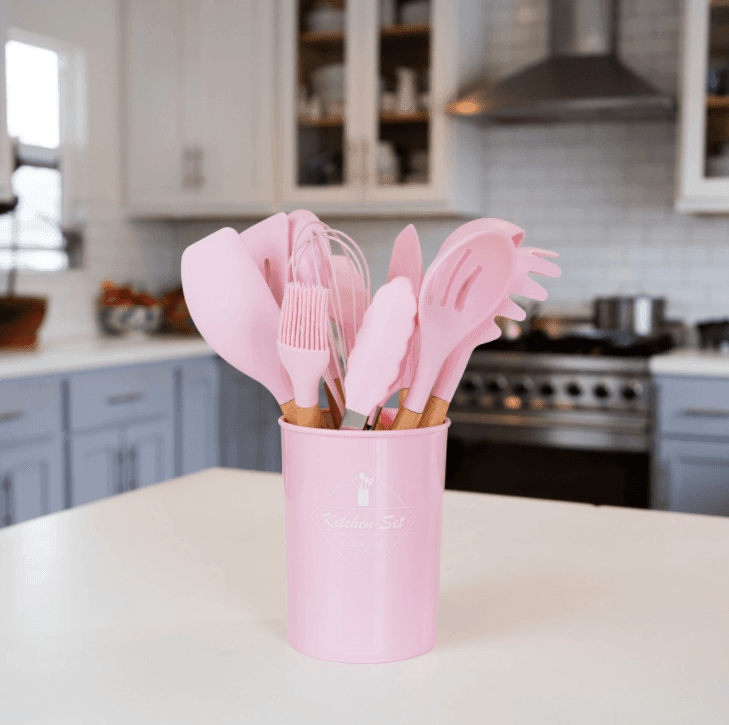 12 pcs Silicone Kitchenware Cooking Utensils Set – huemabe - Creative ...