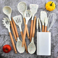 12 pcs Silicone Kitchenware Cooking Utensils Set – huemabe - Creative ...